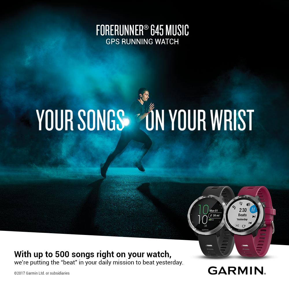 Forerunner® 645 Music to Keep You on the Run! – The Life of a RunningAdik